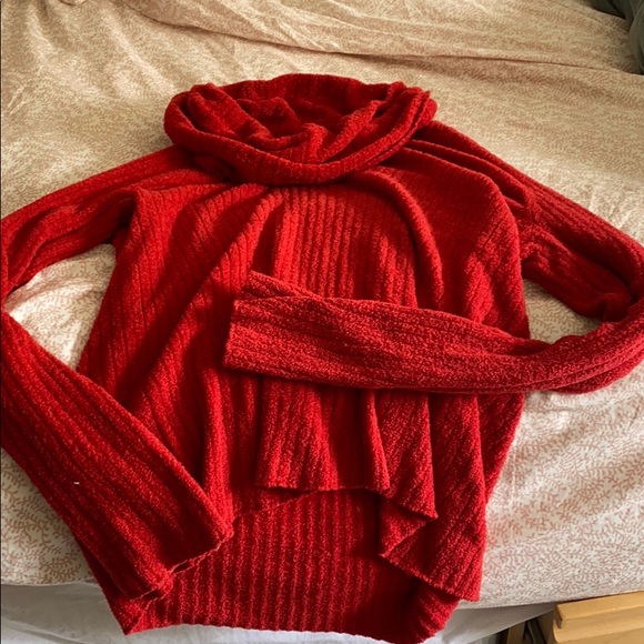 Sweaters | Fuzzy Red Sweater | Poshmark